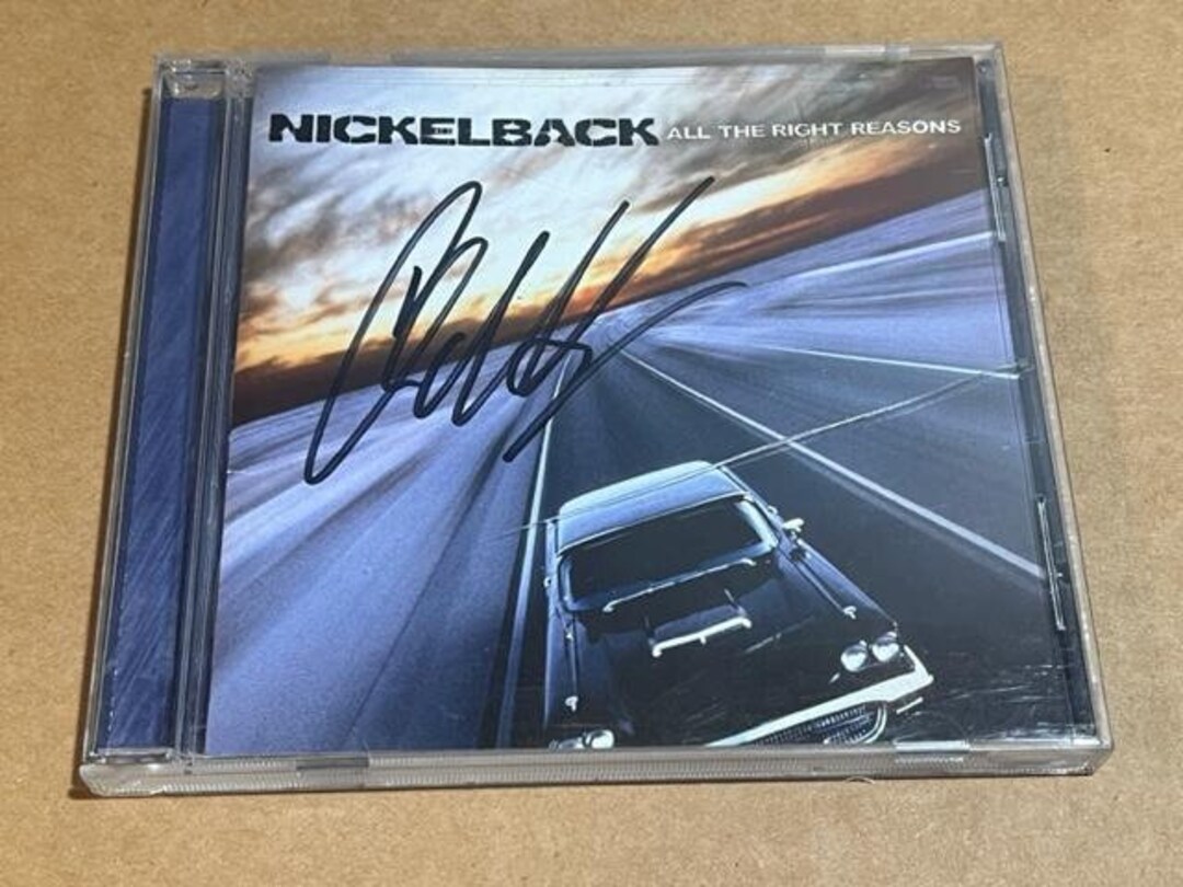 CHAD KROEGER Signed Autographed NICKELBACK All the Right Reasons Cd ...