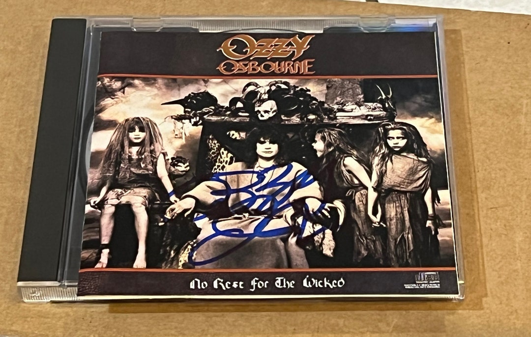 OZZY OSBOURNE Signed Autographed No Rest for the Wicked CD - Etsy