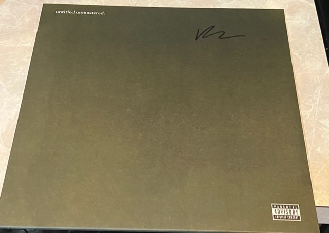 KENDRICK LAMAR Signed Autographed Untitled Unmastered Record Album LP ...