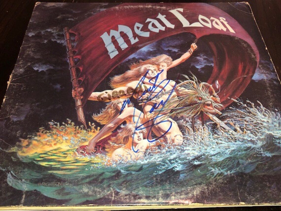 MEAT LOAF Signed Autographed Vintage Dead Ringer Record Album | Etsy