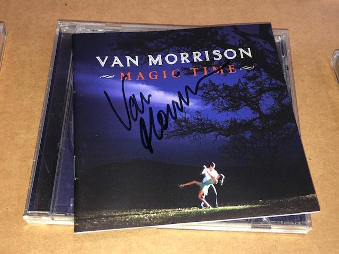 VAN MORRISON Signed Autographed Magic Time CD Booklet - Etsy