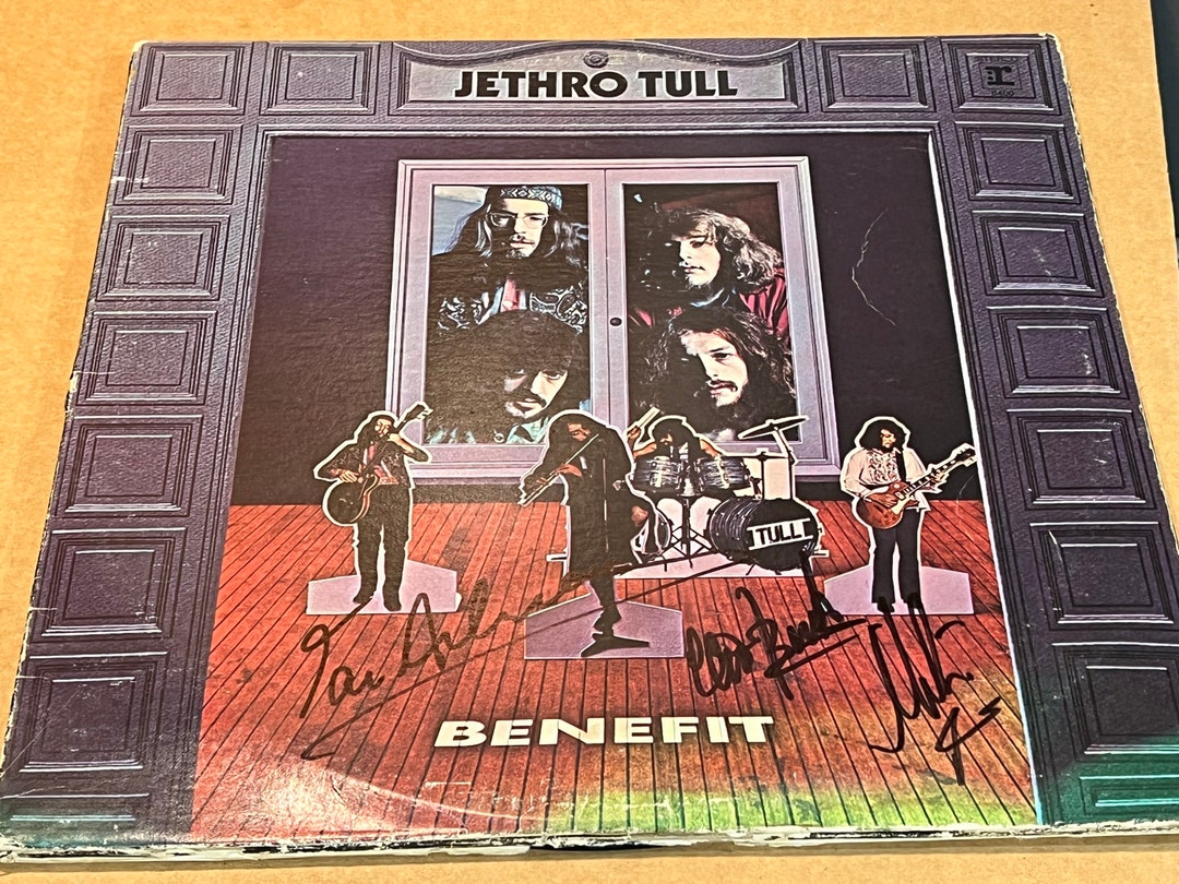 Ian Anderson Martin Barre & Clive Bunker Autographed Signed Vintage ...