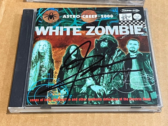 Rob Zombie Signed Autographed WHITE ZOMBIE CD Jacket - Etsy
