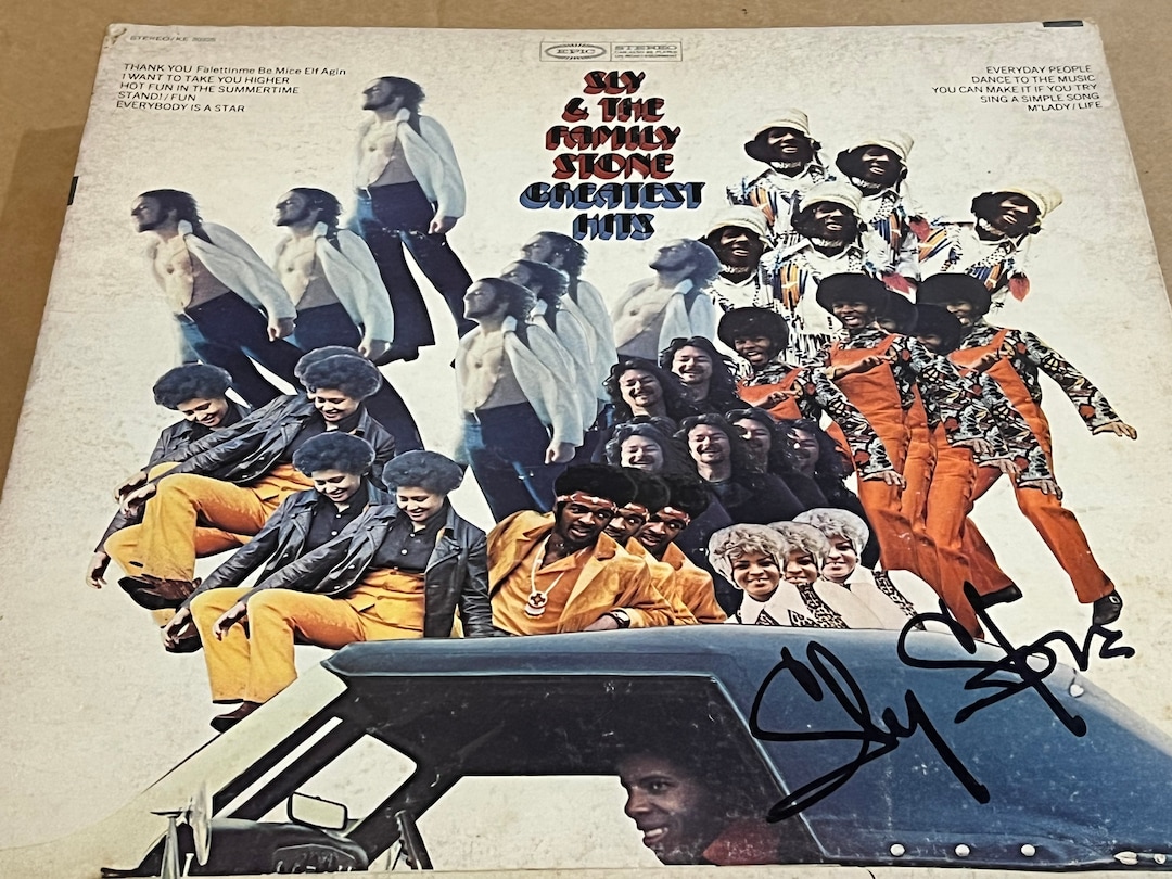 SLY STONE Signed Autographed Vintage Sly & the Family Stone Greatest ...