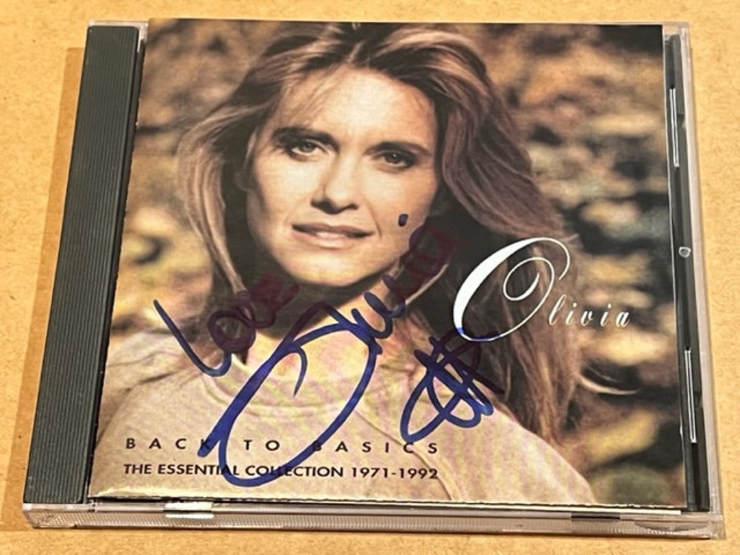 Olivia Newton-john Signed Autographed Back to Basics CD Booklet - Etsy