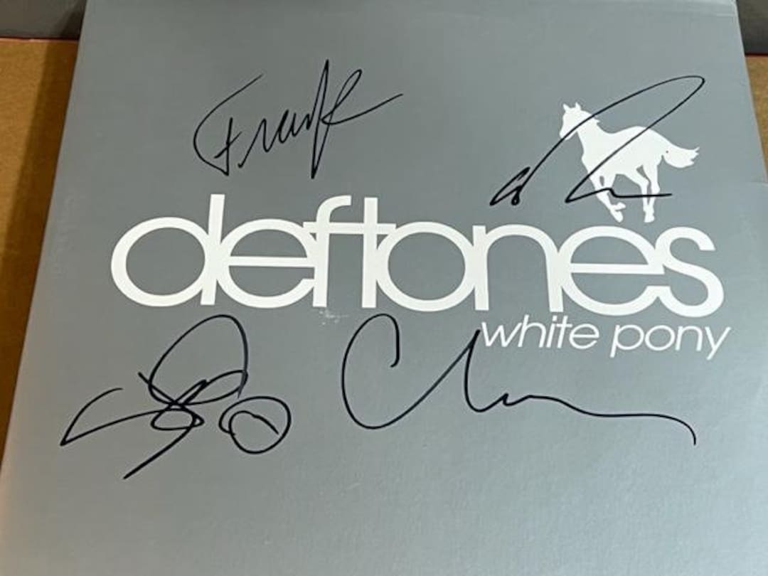 Deftones FULL BAND Signed Autographed White Pony Record Album LP Chino Moreno - Etsy