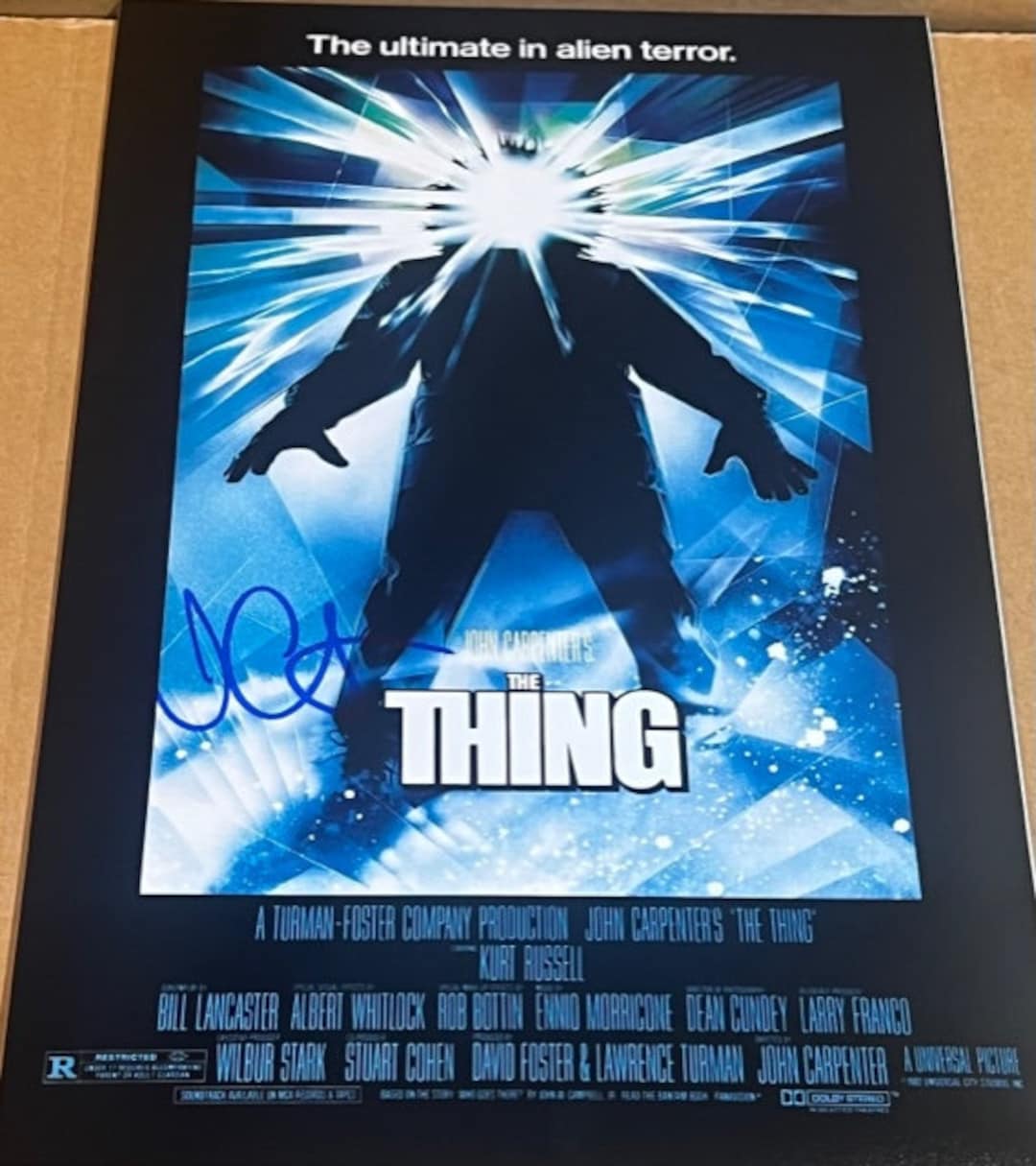 JOHN CARPENTER Signed Autographed the Thing 11x17 Movie Poster - Etsy