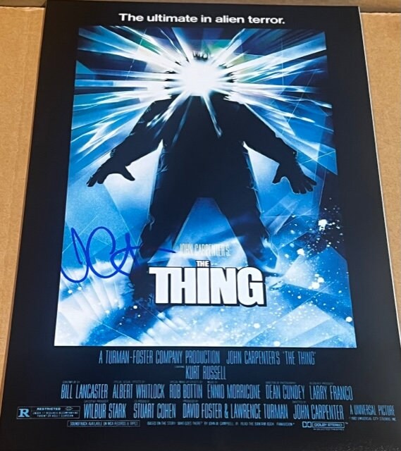 JOHN CARPENTER Signed Autographed the Thing 11x17 Movie Poster - Etsy