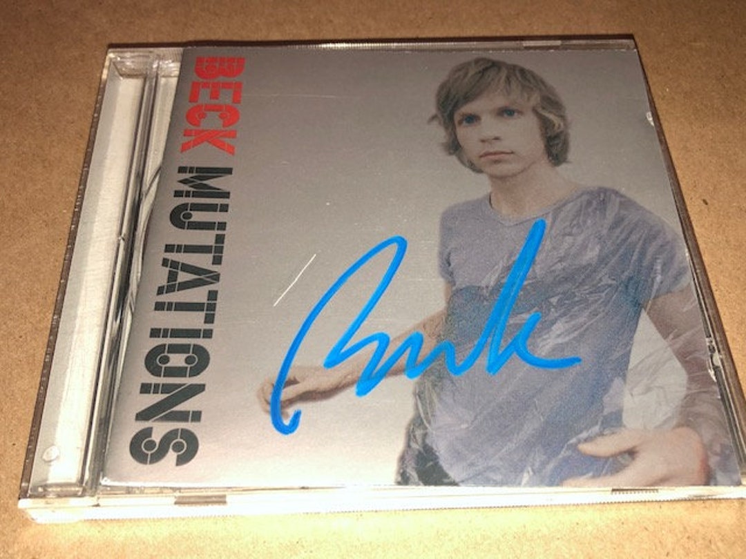 BECK Signed Autographed Mutations CD Booklet - Etsy