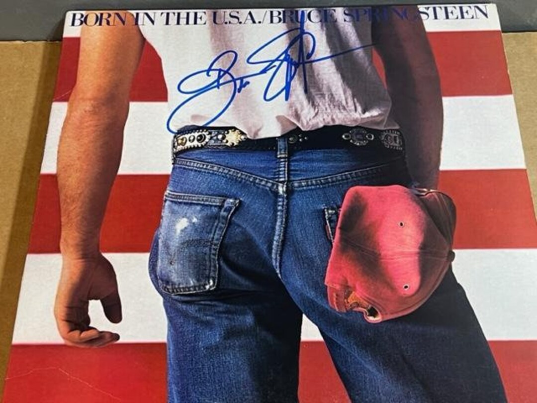 BRUCE SPRINGSTEEN Signed Autographed Vintage Born in the U.S.A. Record ...