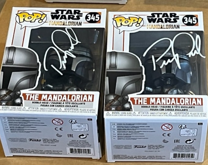 PEDRO PASCAL Signed Autographed Star Wars the Mandalorian Funko Pop - Etsy
