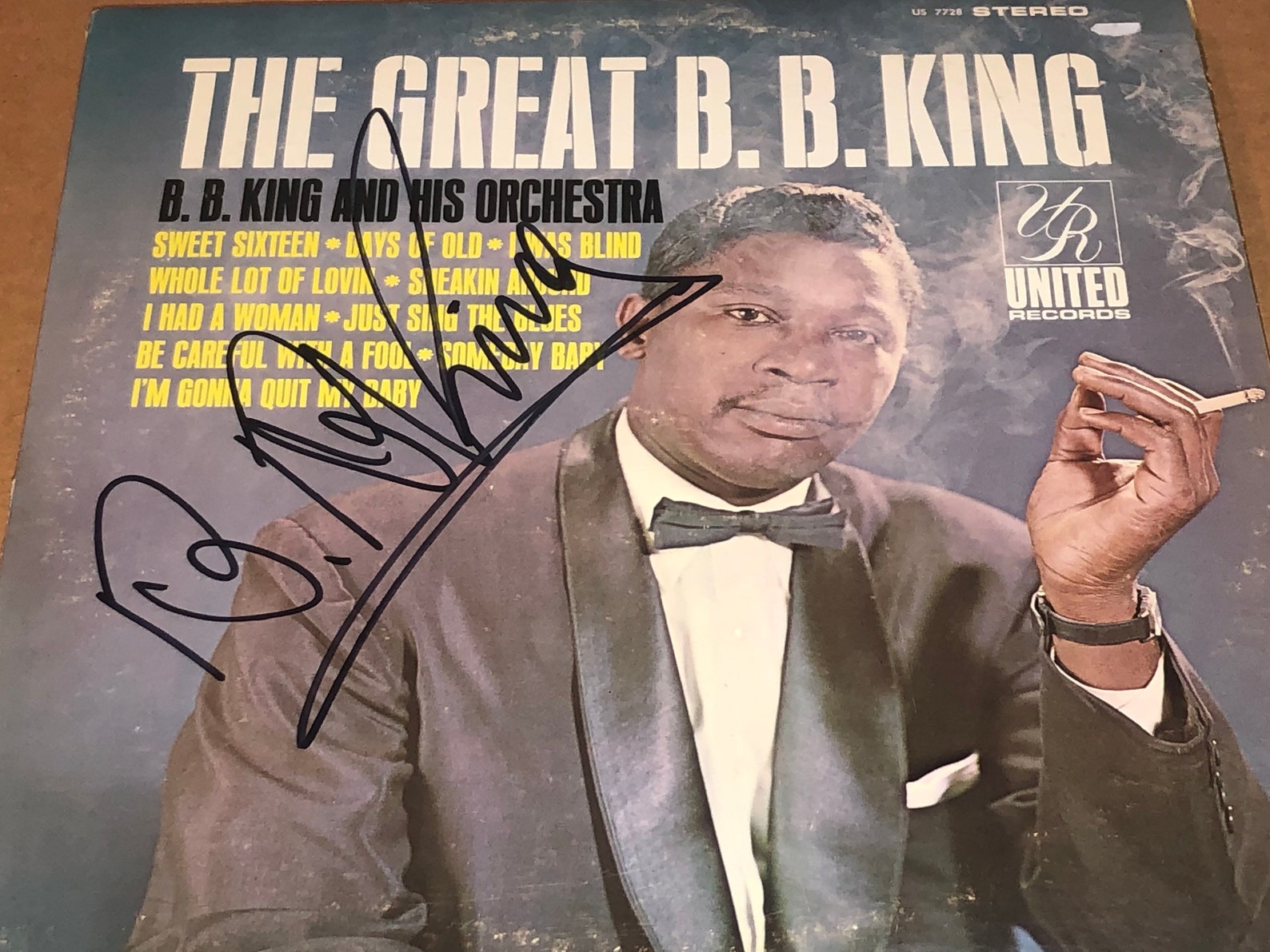 B.B. King Signed Autographed Vintage The Great B.B. King | Etsy