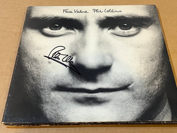 PHIL COLLINS Signed Autographed Vintage Face Value Record - Etsy