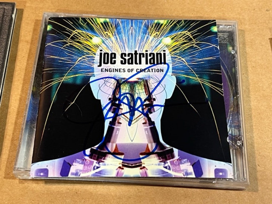 JOE SATRIANI Signed Autographed Engines of Creation CD Booklet - Etsy
