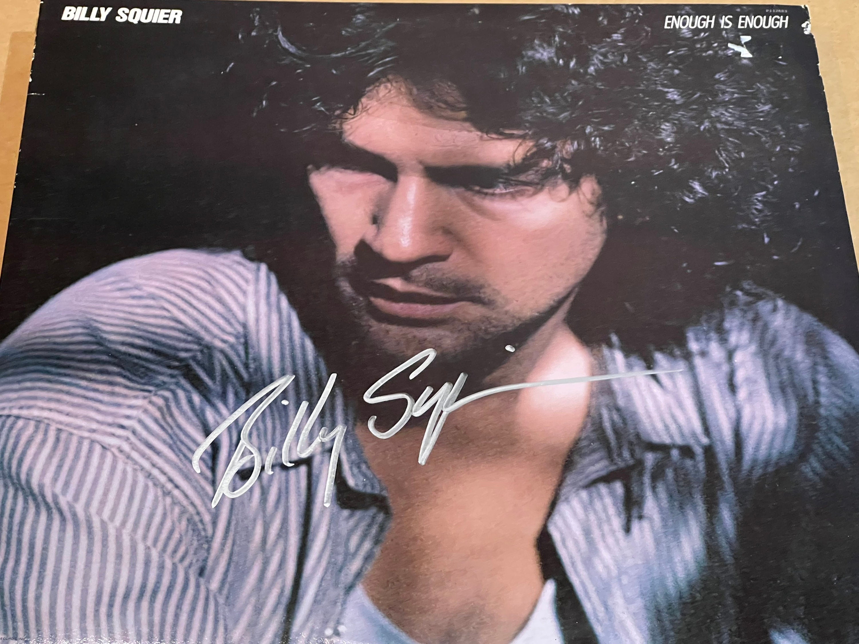 BILLY SQUIER Signed Autographed Vintage Enough is Enough Record Album LP - Etsy