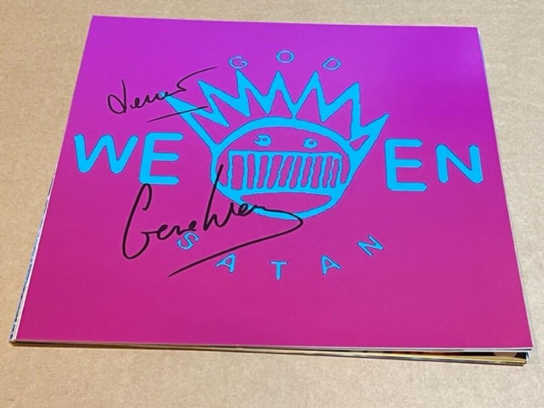 Deen Ween & Gene Ween Dual Signed Autographed WEEN Godweensatan 12x12 ...