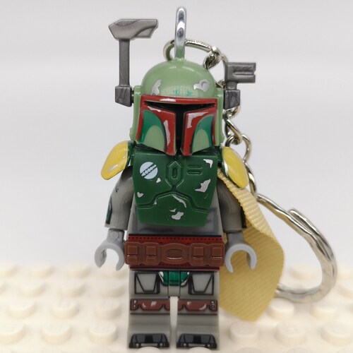 Star Wars Mandalorian/boba Fett Inspired Keychain - Etsy