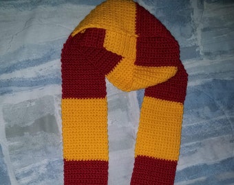 Color Block Crochet Infinity Scarf - Etsy