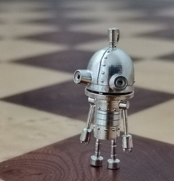Josef Robot From Machinarium Made From Sterling Silver It Will - Etsy