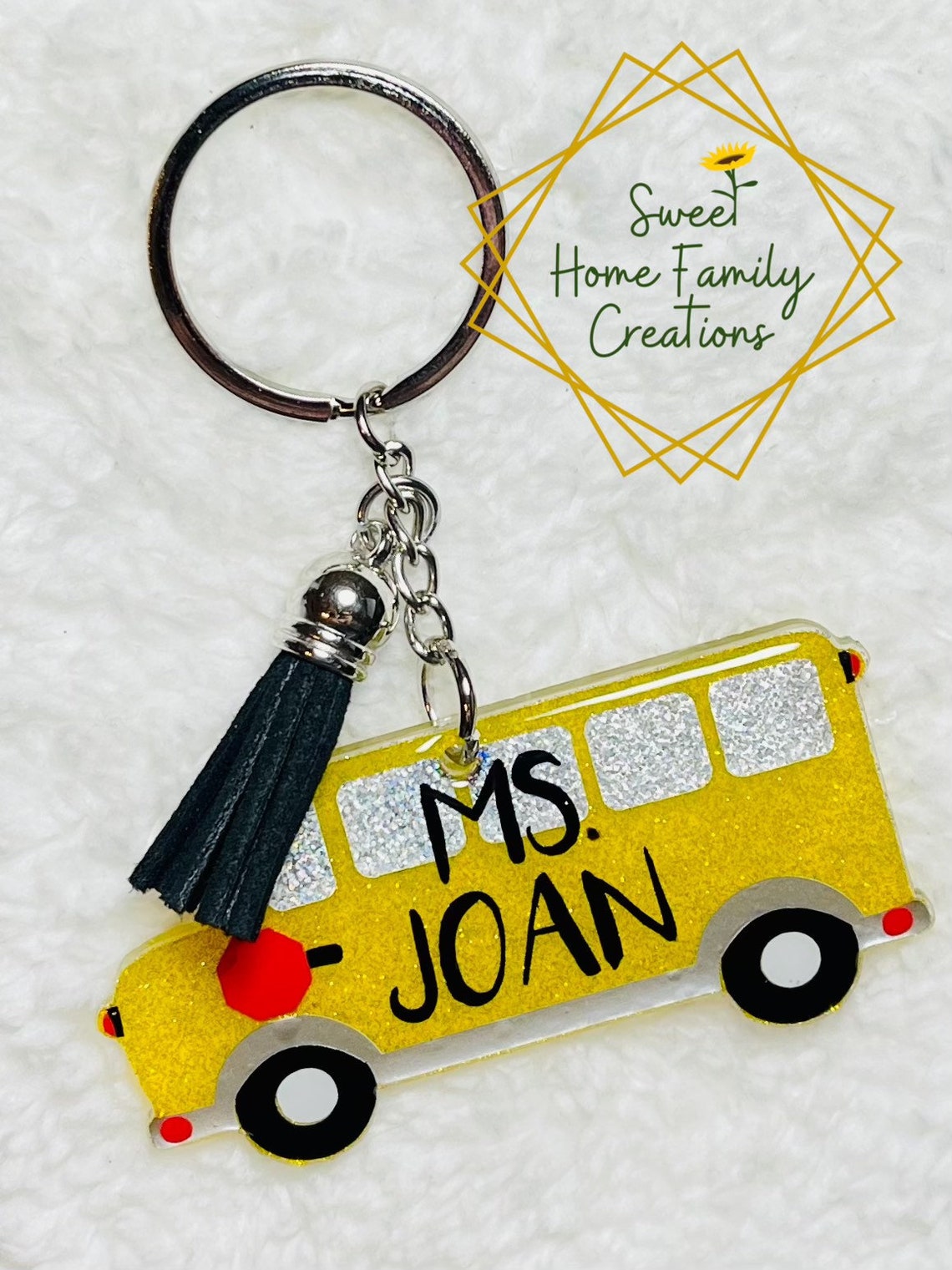 School Bus Keychainbus Driverbus | Etsy