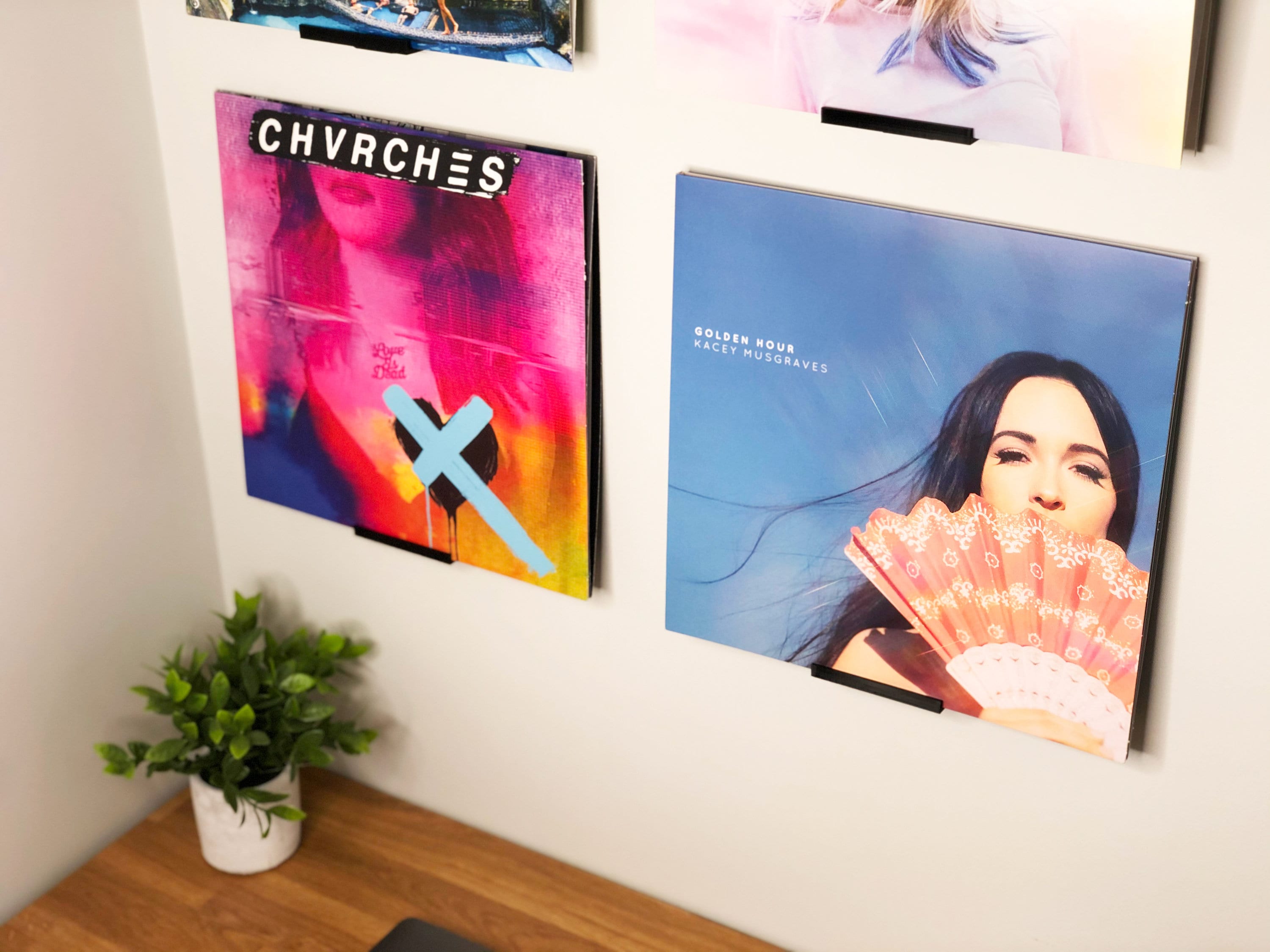 Record Album Wall Mount Vinyl Display Stands Screw Mounted - Etsy