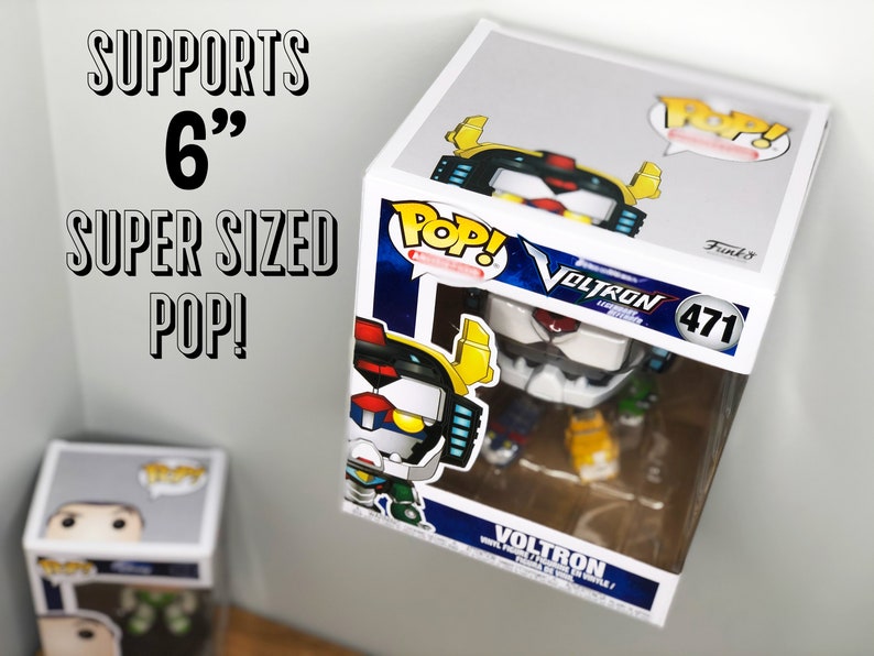 Super Sized POP 6 Inch Wall Display Funko POP 6 Wall - Etsy