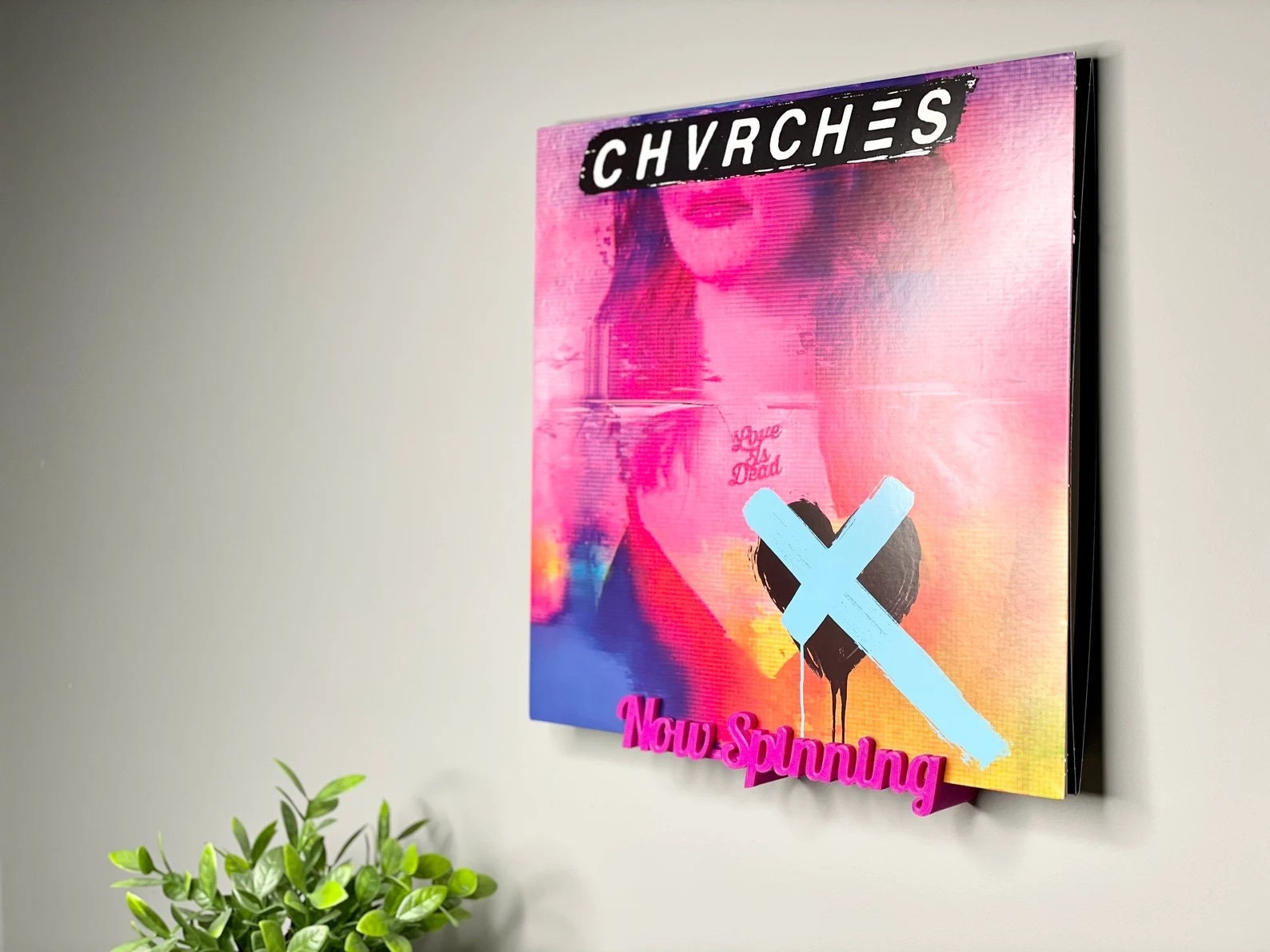 Now Spinning Full Removable Wall Mount Record Album Sleeve | Etsy