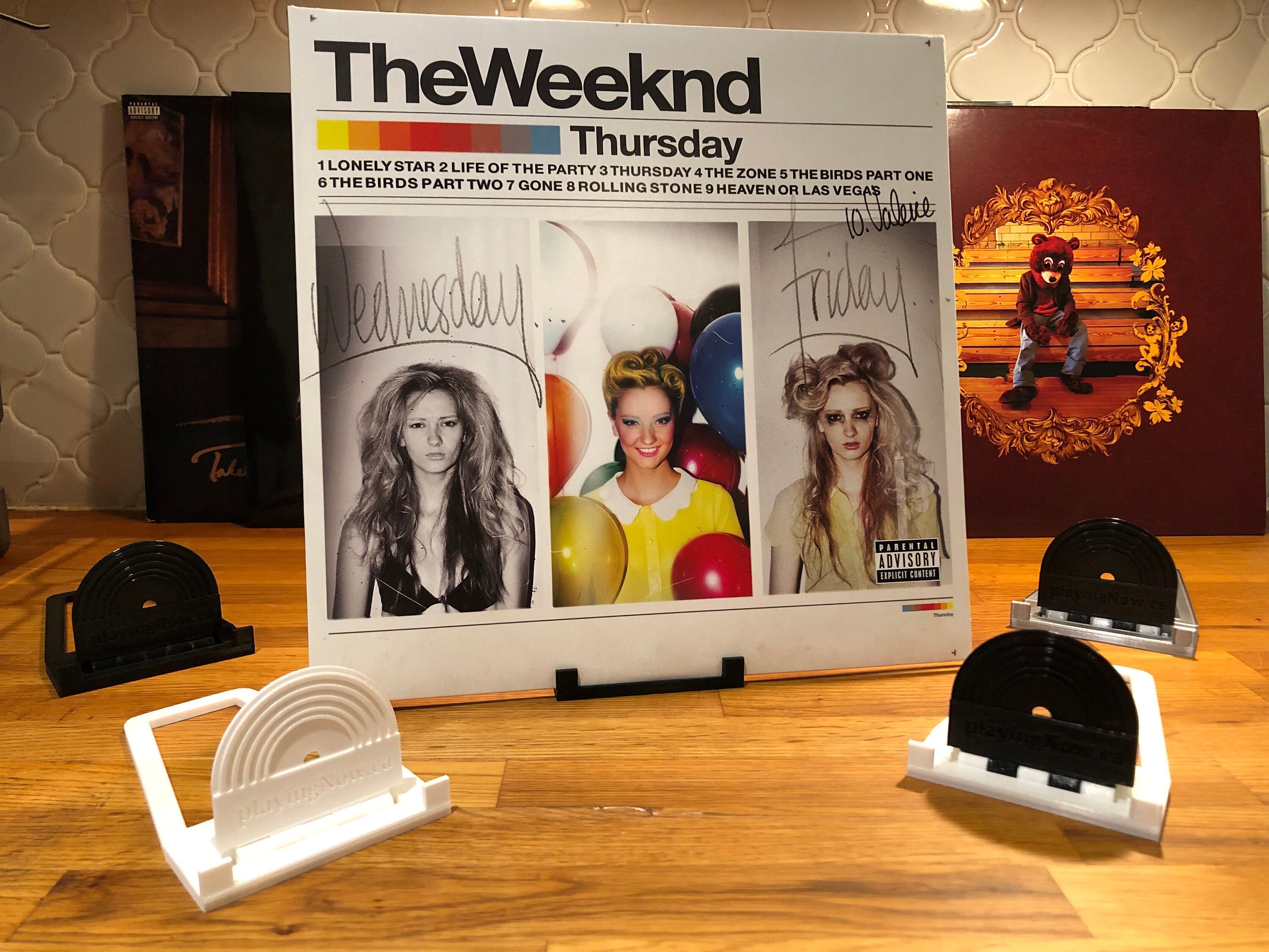 Record Album Display Stand Vinyl Holder Tabletop Record - Etsy Canada