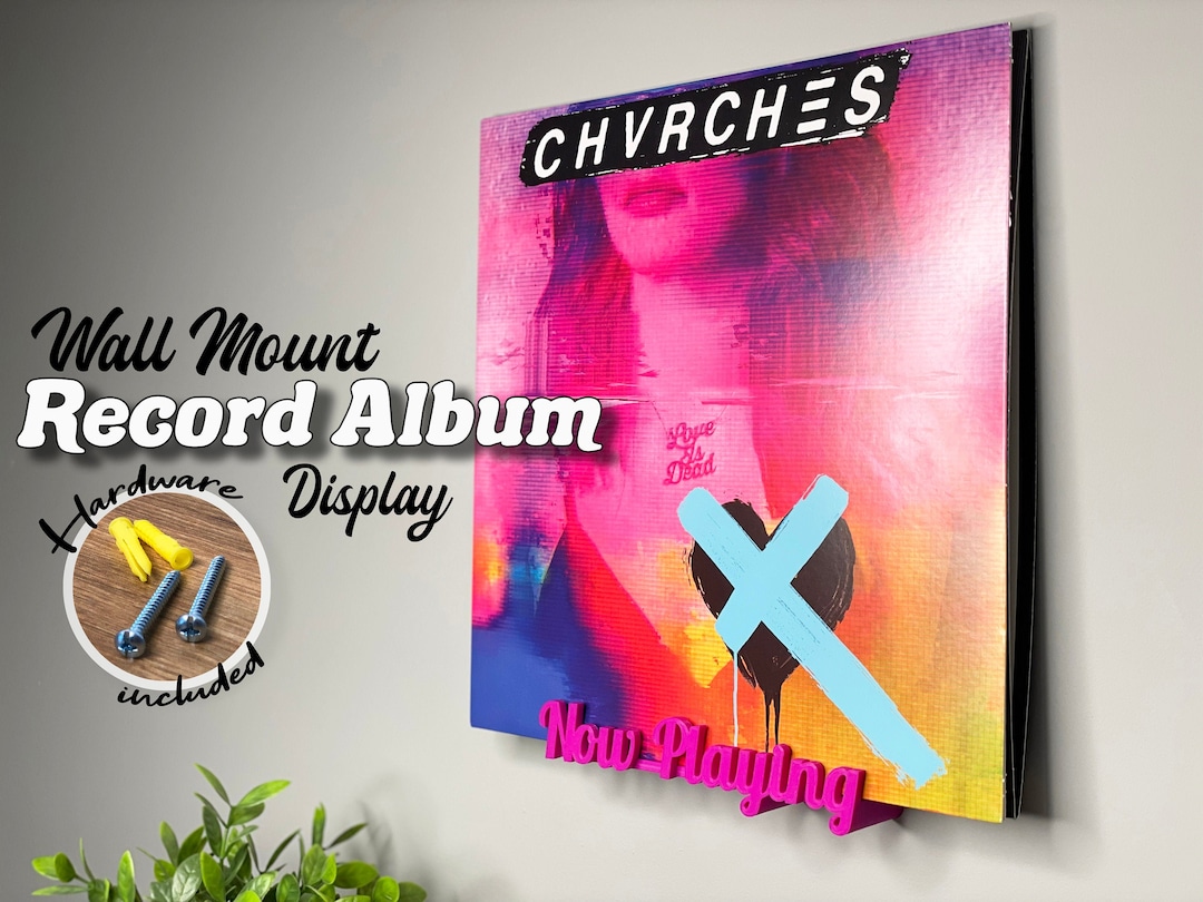 Now Playing Wall Display | Record Album Shelf | Vinyl Record Now ...