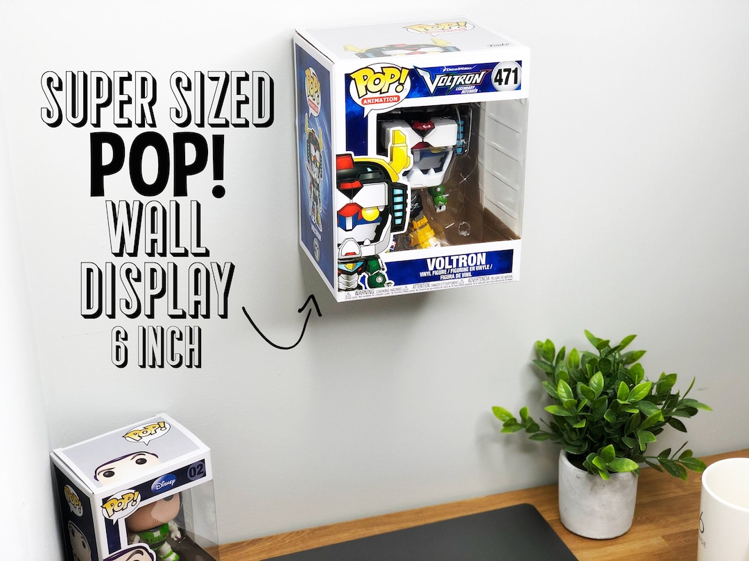 Super Sized POP 6 Inch Wall Display | Funko POP 6" Wall Mount | Fully ...