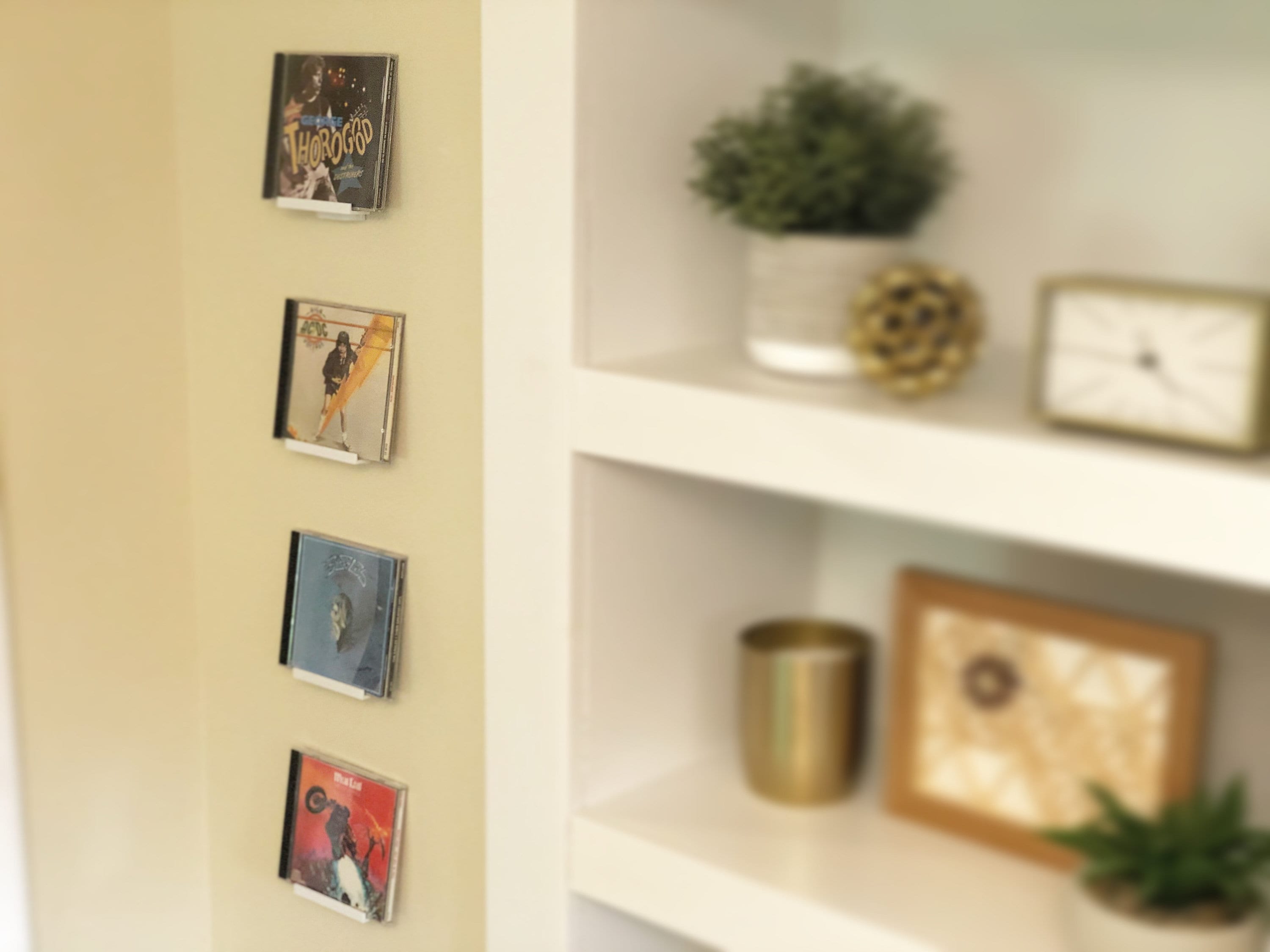 4 Pack CD Wall Displays Removable Adhesive Damage Free - Etsy Canada