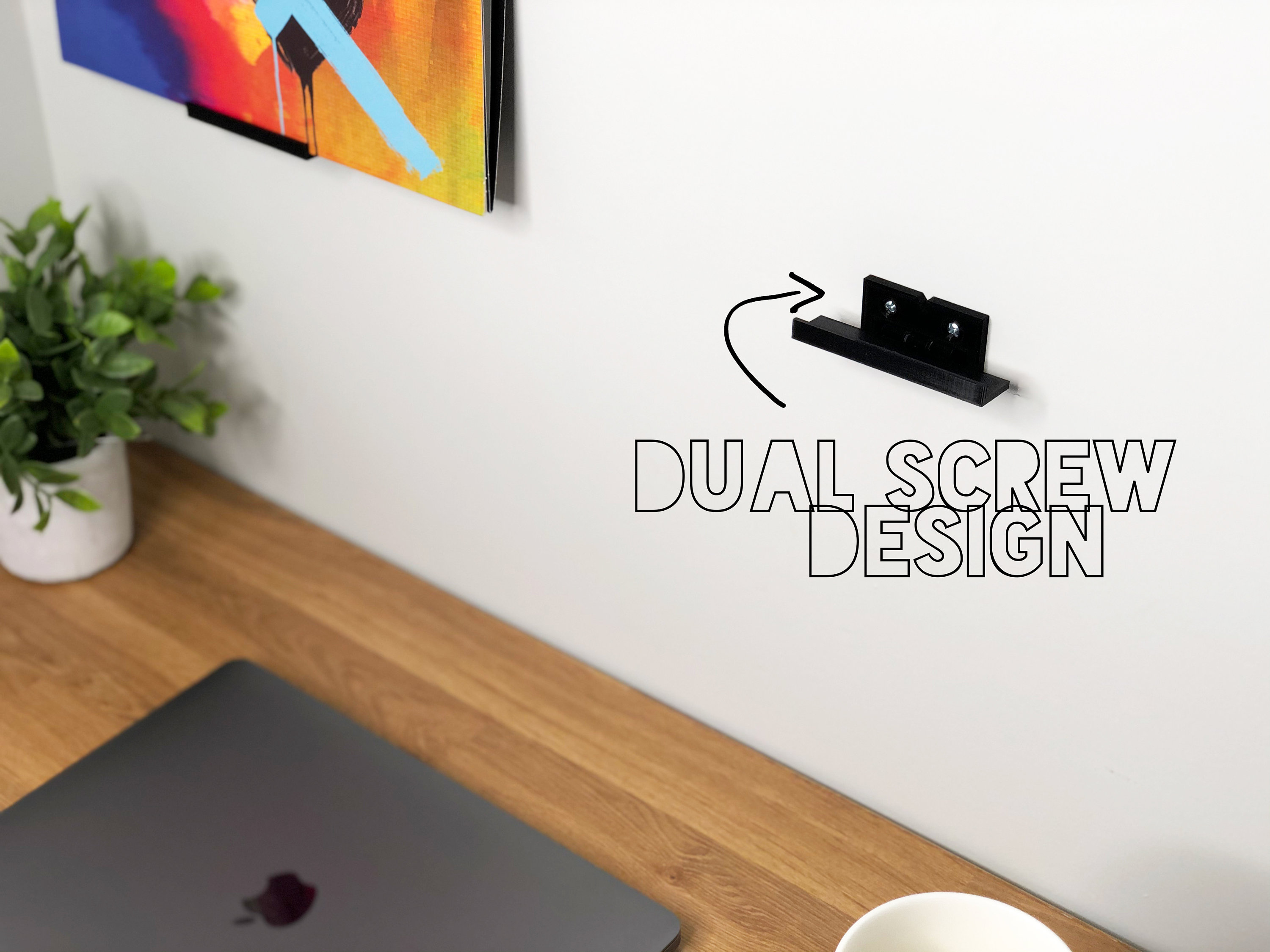 Record Album Wall Mount Vinyl Display Stands Screw Mounted - Etsy