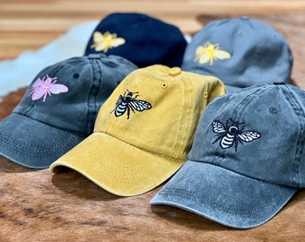 Butterfly Cap Embroidered Monarch Hat Baseball Cap With | Etsy