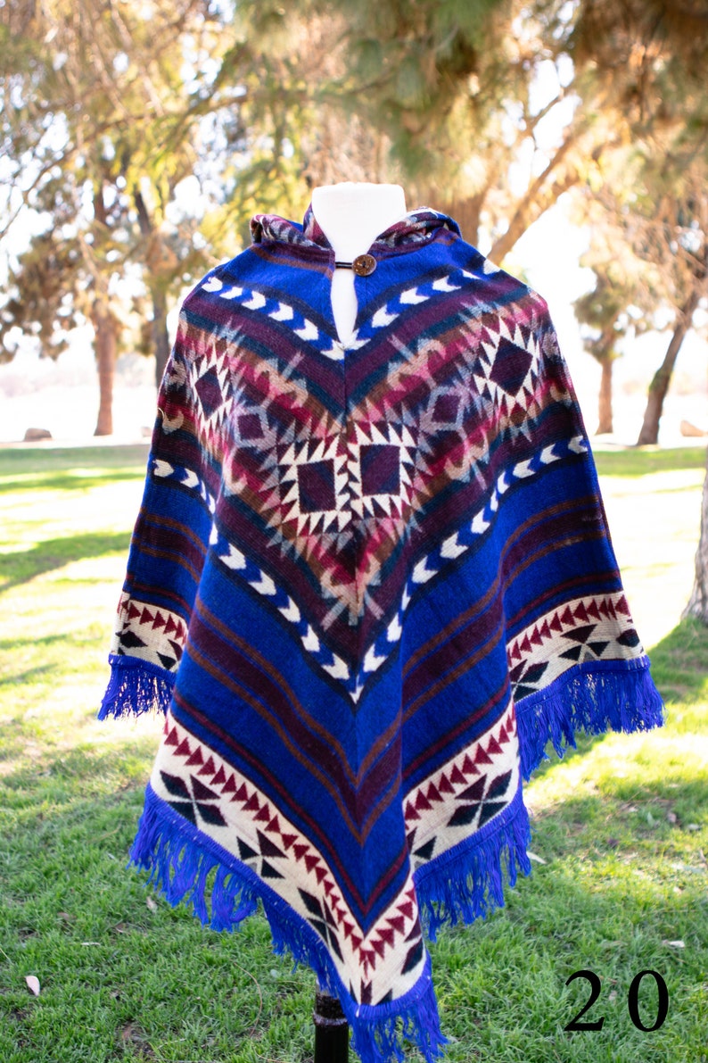 Colombian Alpaca Poncho - Etsy