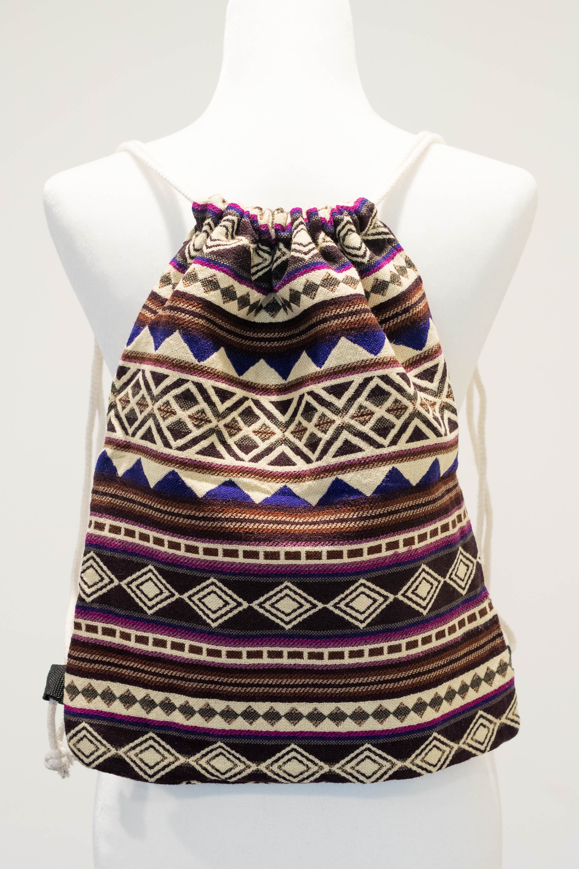 Geometric Tribal Drawstring Backpacks - Etsy