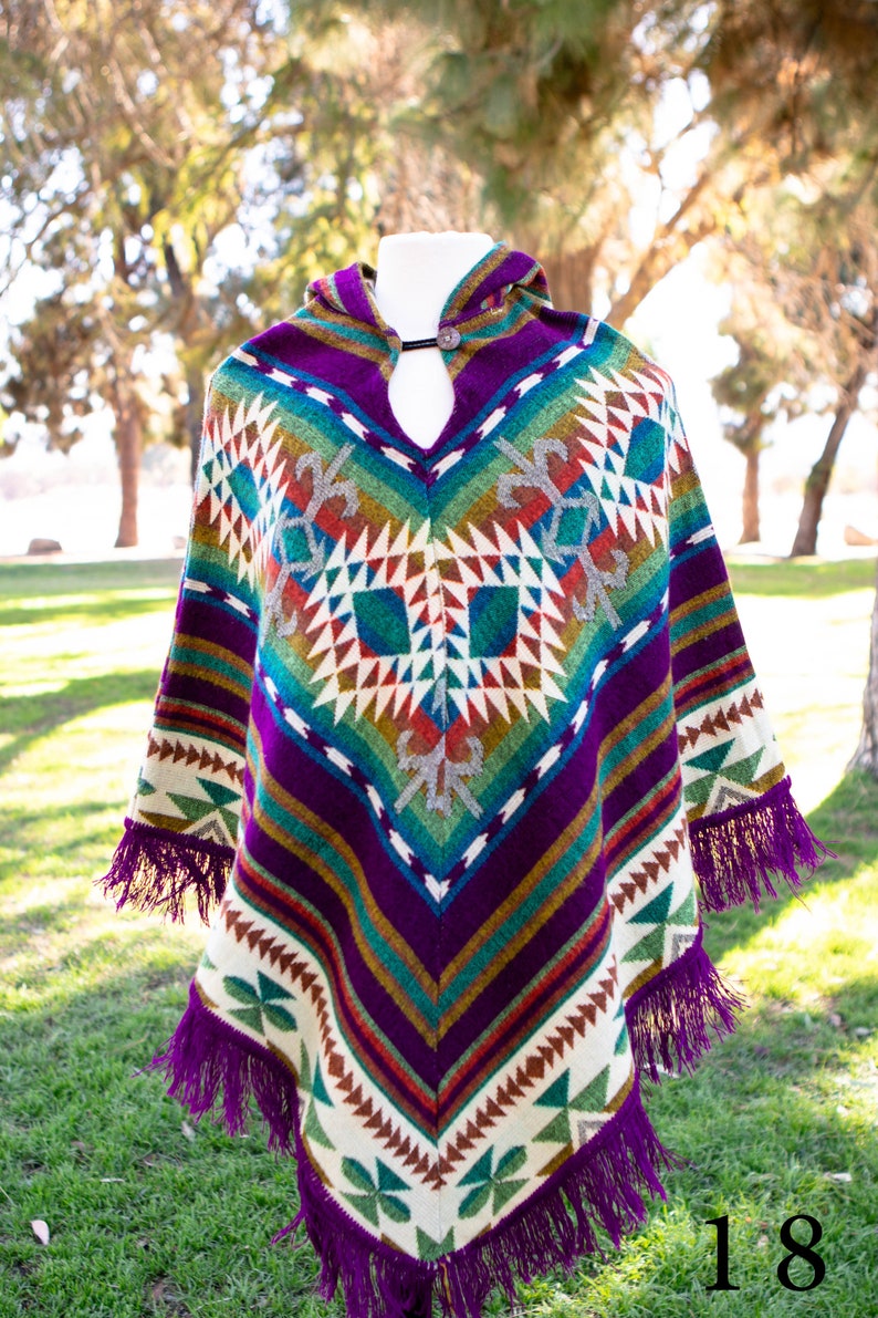 Colombian Alpaca Poncho - Etsy