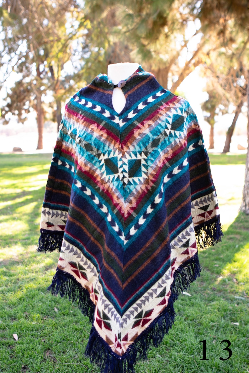 Colombian Alpaca Poncho - Etsy