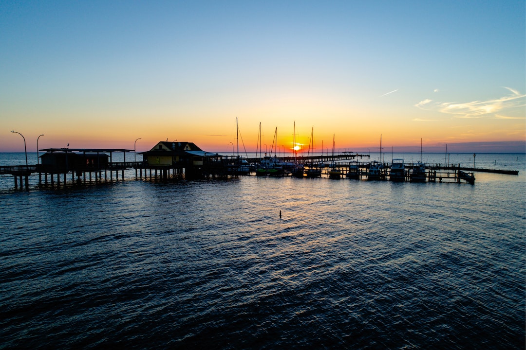 Fairhope Pier on Mobile Bay Canvas Print Ocean Canvas Print - Etsy