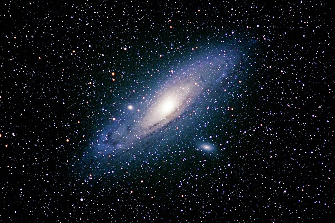 Andromeda Galaxy & Companion Galaxies Canvas Print Planets Canvas Print ...