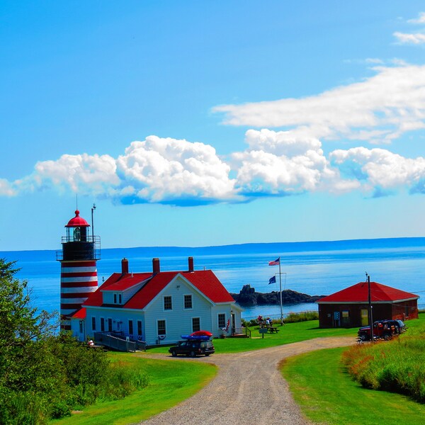 Lighthouse Canvas - Etsy