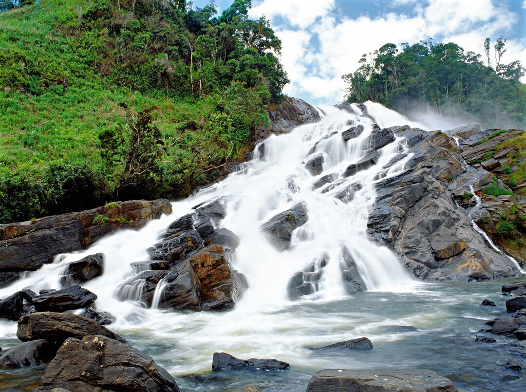 Amber Mountain National Park With Cascading Waterfalls in Rainforest ...