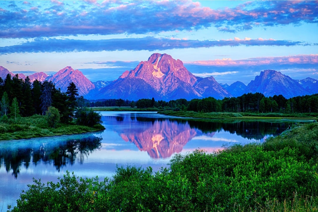 Oxbow Bend, Snake River a Great Place to Capture the Teton Range ...