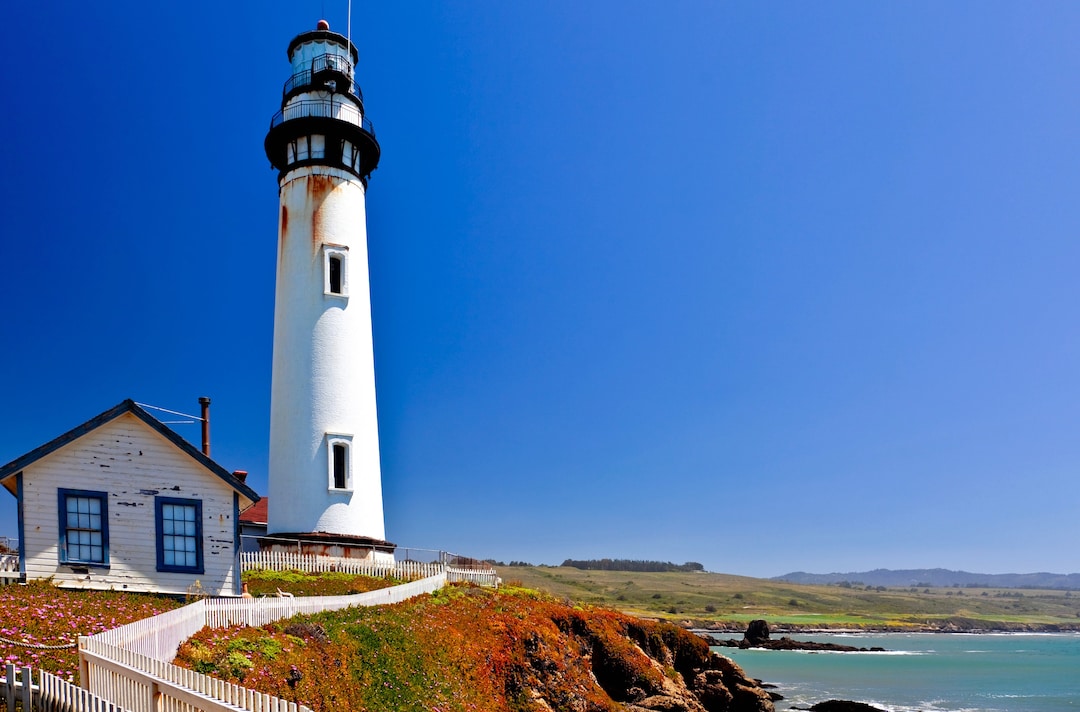 Pigeon Point Lighthouse, Pacific Ocean, One of the Tallest Lighthouses ...