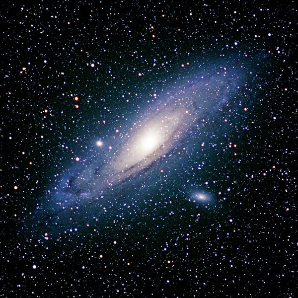 Andromeda Galaxy Art With Moon - Etsy