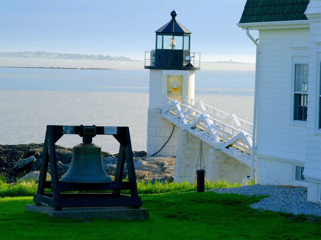 Marshal Point Light at the Entrance of Port Clyde Harbor, Maine Canvas ...