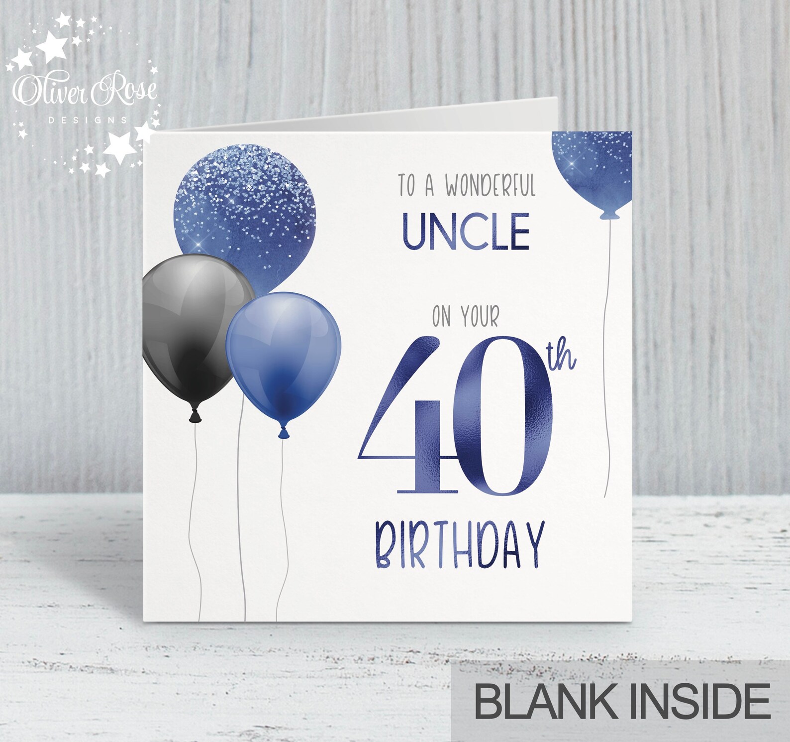 40th Birthday Card Cards for Men/him Dad Brother Friend | Etsy UK
