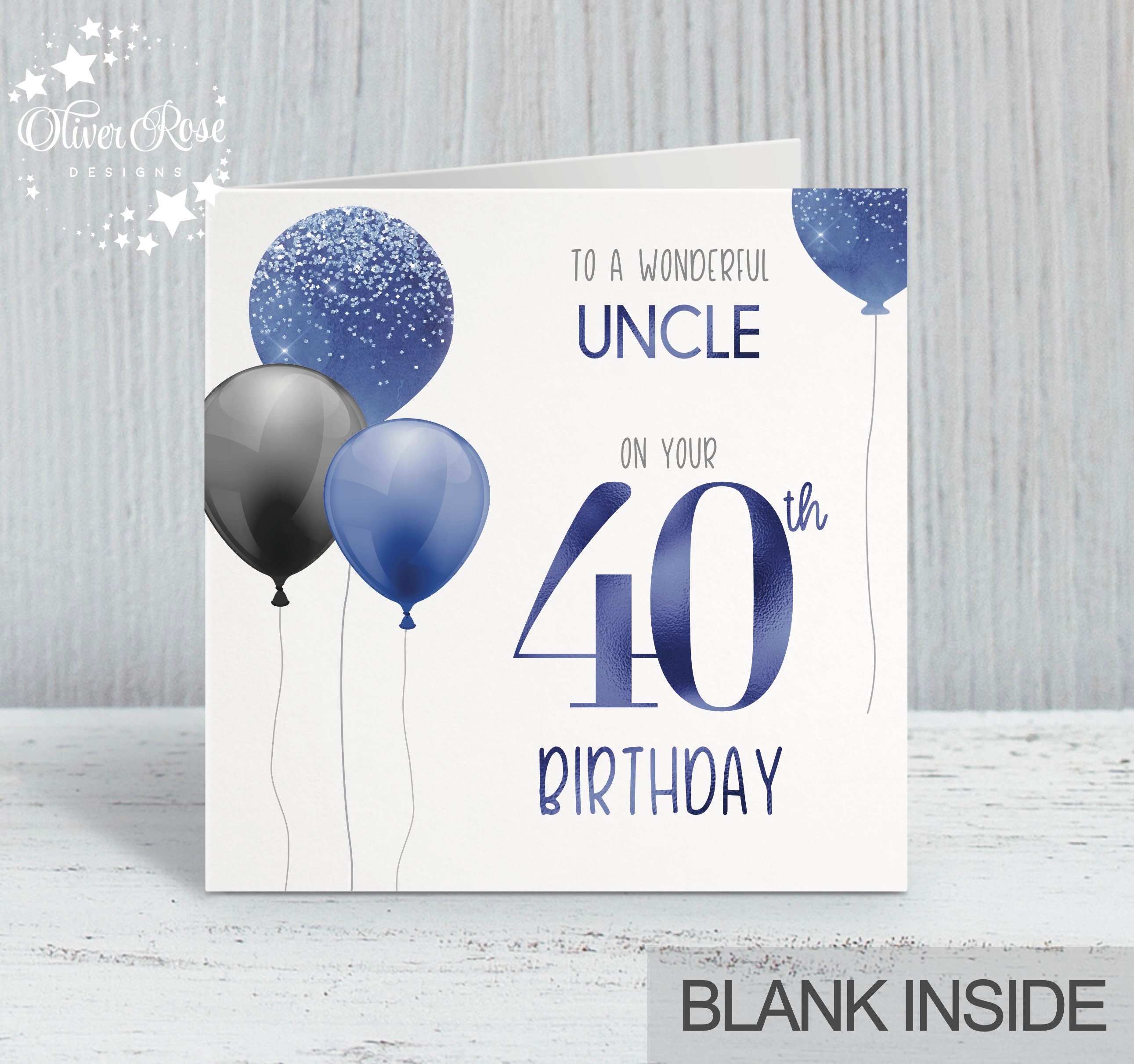40th Birthday Card Cards for Men/him Dad Brother Friend - Etsy UK