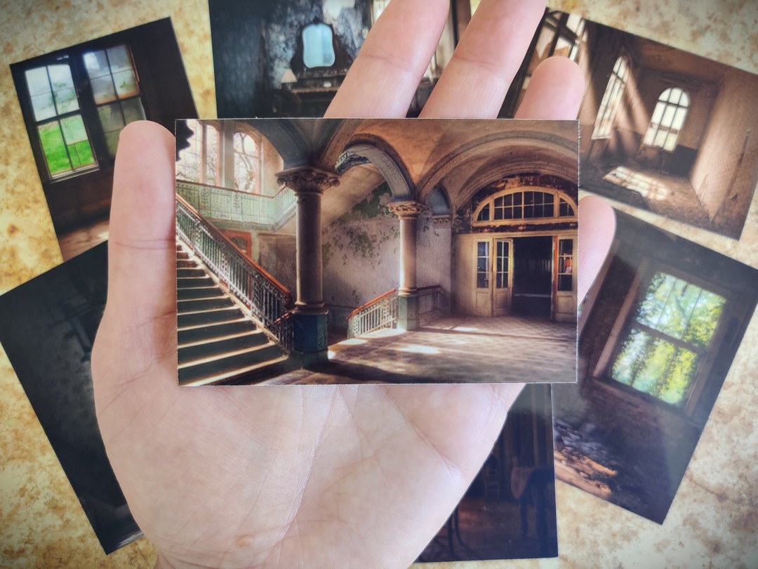 7 Piece Vintage Ruins Sticker Set, Romantic Art, Gothic Art, Old ...