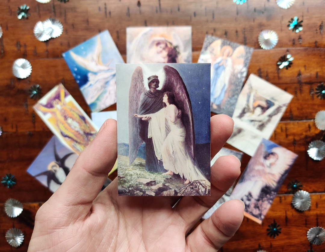 11 Piece Vintage Angel Stickers Victorian Stickers Celestial - Etsy