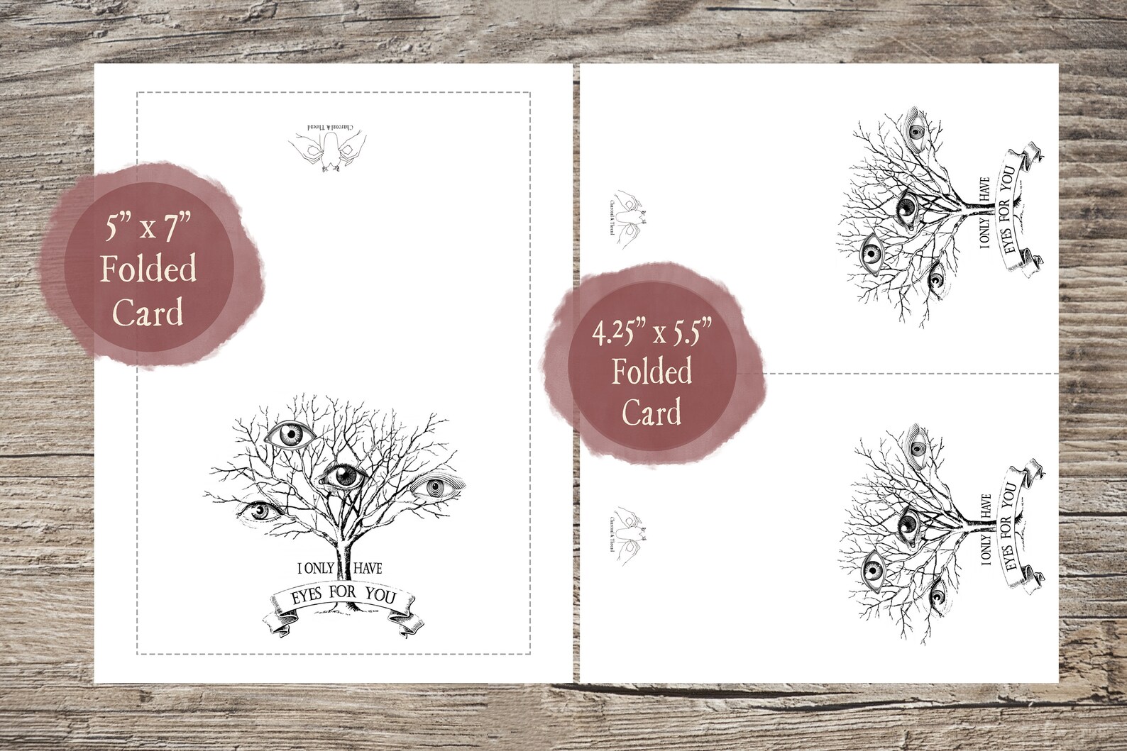 Printable Vintage Eyes for You Card Digital Eye Card - Etsy